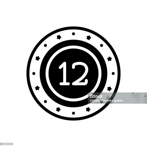 Twelve Number Stock Illustration Download Image Now Circle Icon
