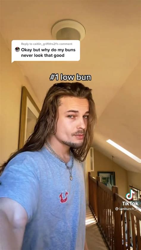 Man Bun Tutorial Men Long Hair Bun Undercut Long Hair Long Hair