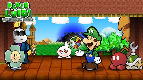 Paper Luigi Hd Wallpapers Luigi Joins The Party Mod For Paper Mario