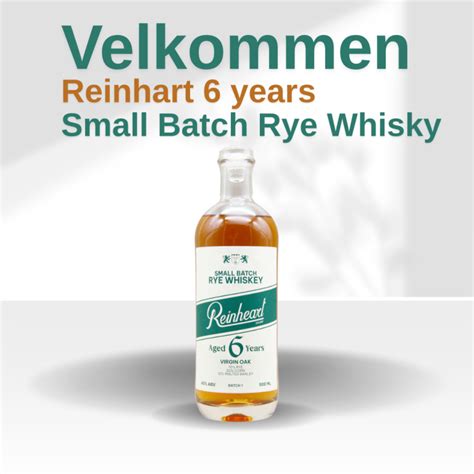 Reinheart Small Batch 6 Years Rye Whiskey Hos Ginbutikken