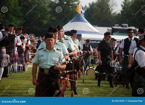 Drum Major Massed Bands Editorial Photo Image Of Bagpipes 25219321