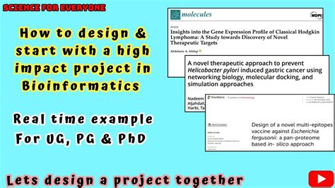 mastering bioinformatics projects a step by step guide for beginners