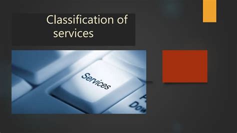 Classification Of Services Pdf