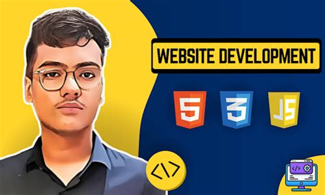 Be Your Front End Web Developer Using Html Css And Javascript By