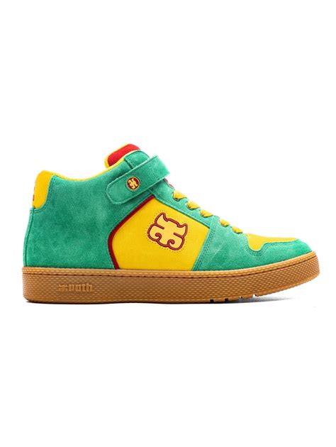 I Path Grasshopper Rasta Suede Moceanskate