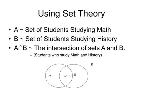 PPT Using Set Theory PowerPoint Presentation Free Download ID