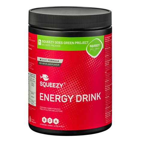 Squeezy Energy Drink Basic Formular Neutral 650 G Drinks Öle
