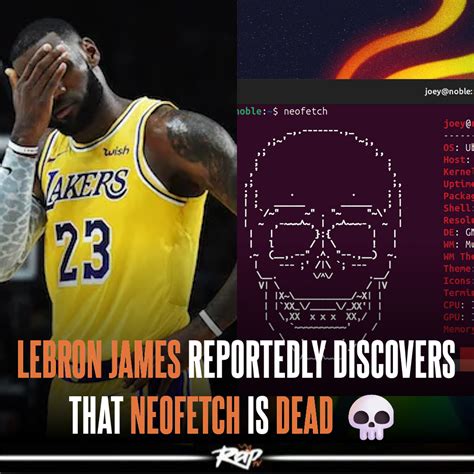Rip Neofetch Rlinuxmemes