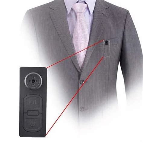 Plastic Mini Pocket Button Hidden Camera 1080p At ₹ 650piece In New Delhi