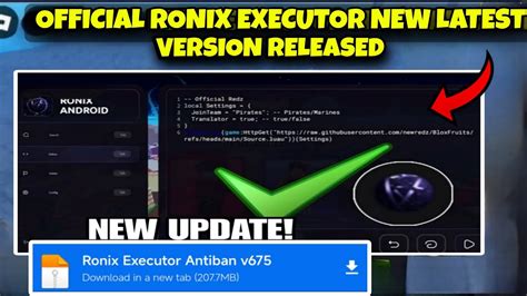 Roblox Ronix Executor New Update V675 Undetected Better Than Arceus