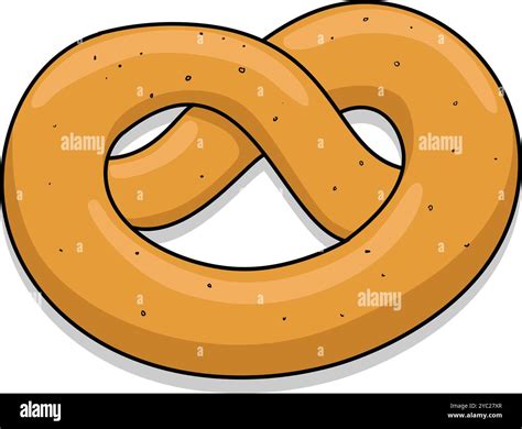 Pretzel Vector Illustration Stock Vector Image And Art Alamy