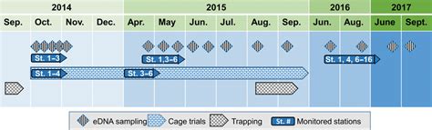 Timeline Of The Sampling Methods And Sampling Frequencyeffort
