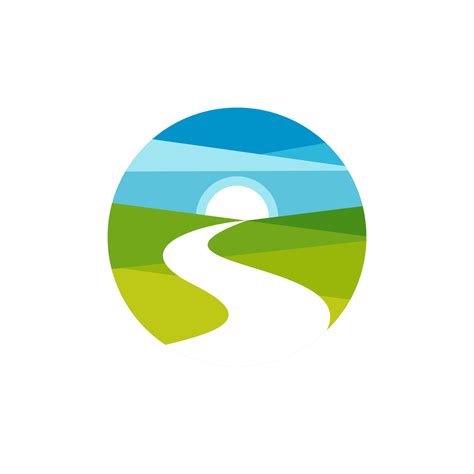 Landscape Logo Design Vector Template 20448658 Vector Art At Vecteezy