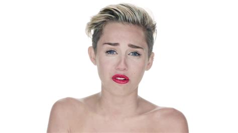 Naked Miley Cyrus In Wrecking Ball