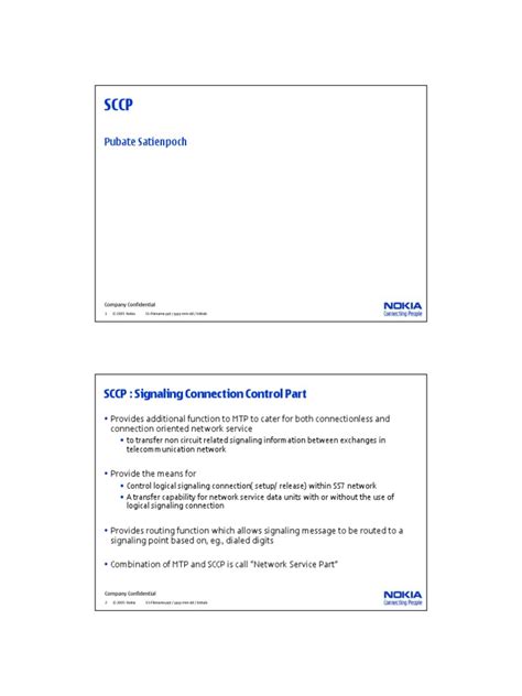 Sccp Osi Model Internet Protocols