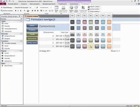 Opanuj Access 2010 Esencja Formularz Nawigacyjny Strefakursowpl Access Microsoftaccess