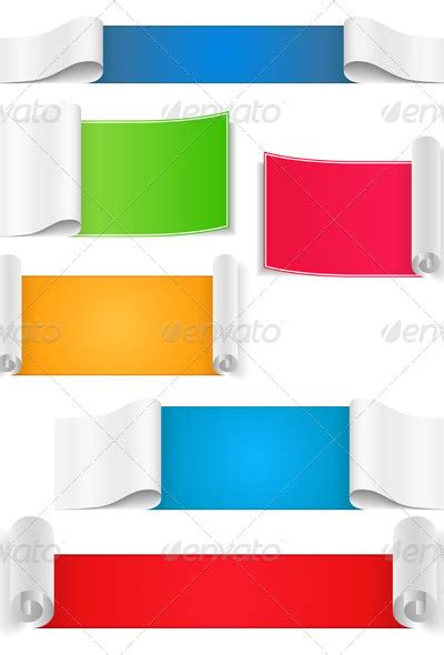 Paper Banners Vectors Graphicriver