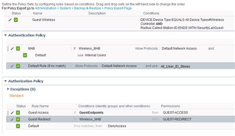 Ise Guest Policy Networking Fun