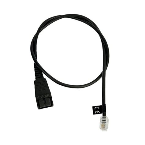 Jabra Quick Disconnect Qd To Modular Rj Extension Cord For Cisco Ip Phones Office