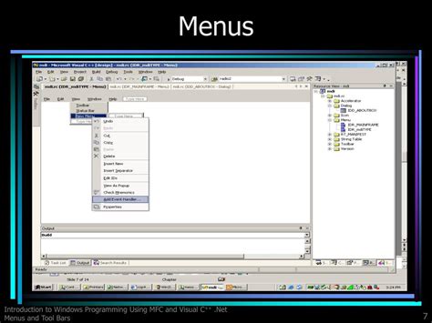 Ppt Windows Programming Using Mfc And Visual C Net Powerpoint Presentation Id4388939