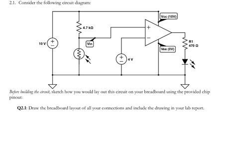 Solved Consider The Following Circuit Diagram Vcc Chegg Com