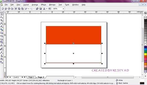 Restydewi Cara Membuat Bendera Pada Corel Draw