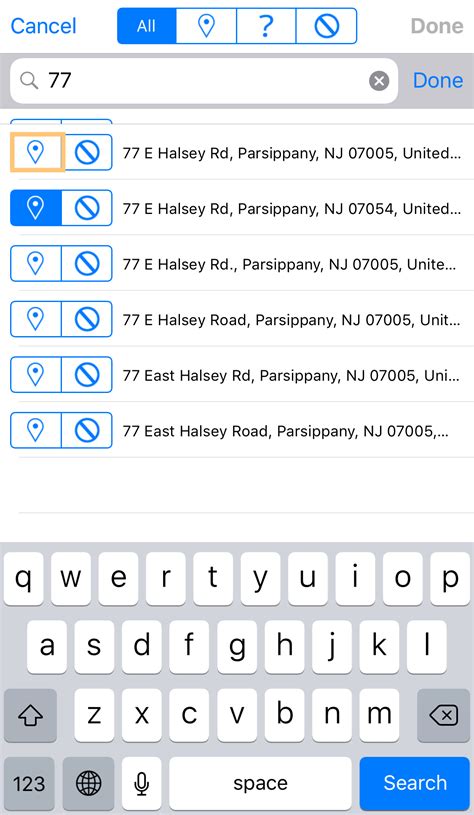Location Management Mapview