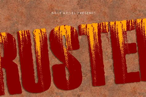 RUSTED PERSONAL USE Font