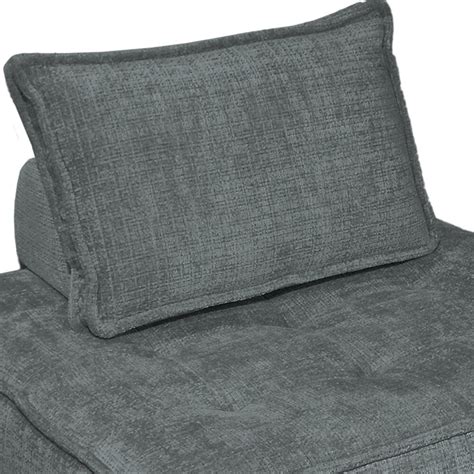 Chauffeuse Pour Canapé Modulable En Tissu Texturé Gris Sway Maison