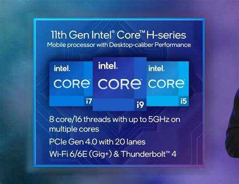 Intel Demos 8 Core And 16 Thread Tiger Lake H Cpu Running At 50 Ghz