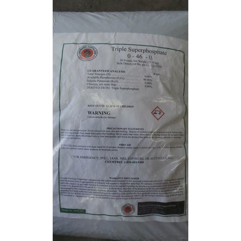 Triple Superphosphate Fertilizer 0 46 0 1 Lb Seed World
