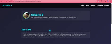 webdevelopment html css javascript neoneffect uiux portfolio