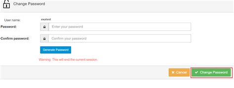 how to reset control panel password after login in solidcp exabytes