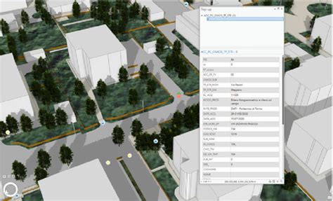 12 3d Gis Query Of 3d Objects With Related Information Stored Into The