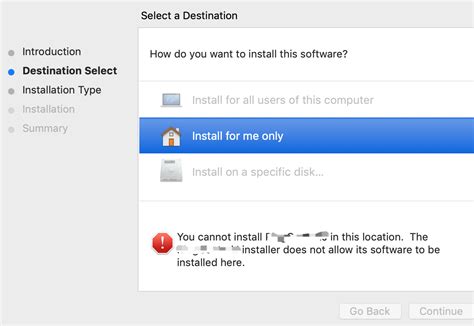 Macos How To Select Install For Me Only By Default While Install Pkg