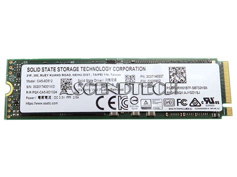 Ca5 8d512 3c07140227 Ssstc Ca5 8d512 512gb M2 Ssd 3c07140227