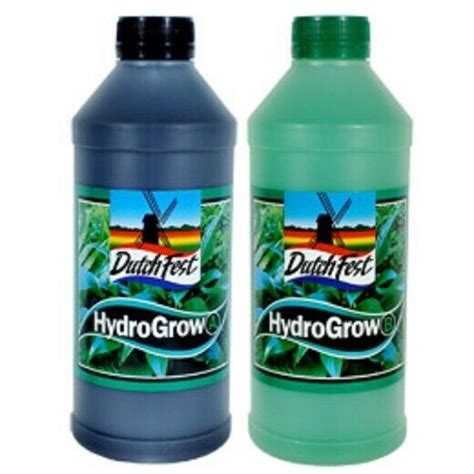 Dutchfest Hydro Grow Aandb 1l Hydroponics Dutch Fest Grow Nutrient