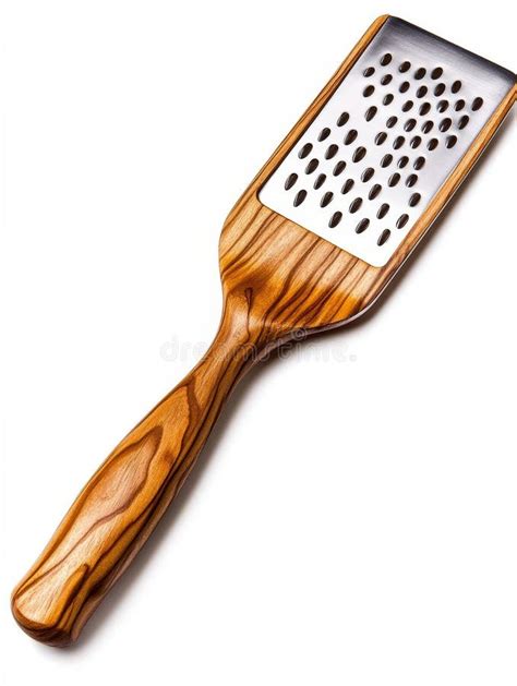 Olive Wood Cheese Grater Elegant Kitchen Tool Wood Handle Metal Grating Surface Efficient
