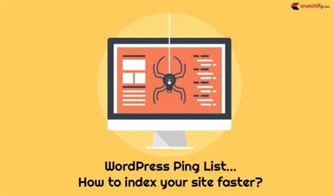 XML RPC Ping Services Better Index It Faster Setting Your Wordpress Blog To Ping More