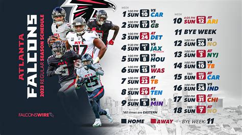 Printable Atlanta Falcons Schedule 2024 Free Printables