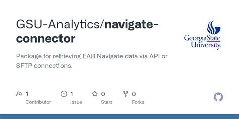 Github Gsu Analyticsnavigate Connector Package For Retrieving Eab Navigate Data Via Api Or