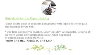 Report Writing Ppt PPTX Educational Assessment Education