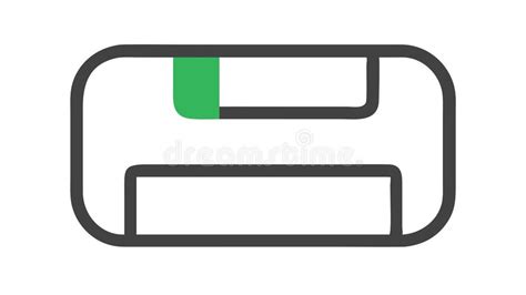 Printer Output Document Outline Icon Vector Design Generative Ai Stock Vector Illustration Of