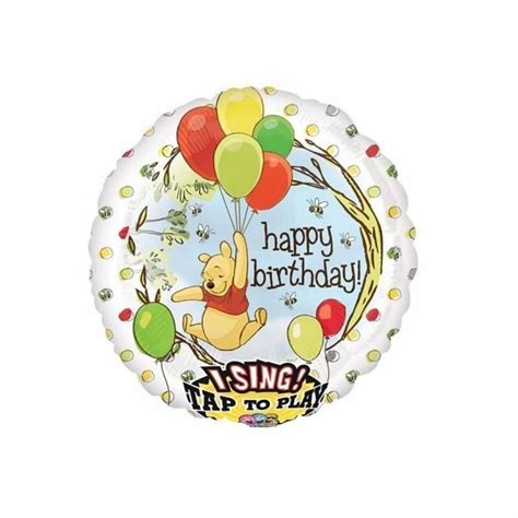 рисунок с днём рождения винни пух на шарике — купить по низкой цене на Яндекс Маркете