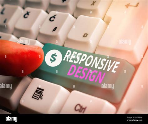 Conceptual Hand Writing Showing Responsive Design Concept Meaning Approach To Page Creation