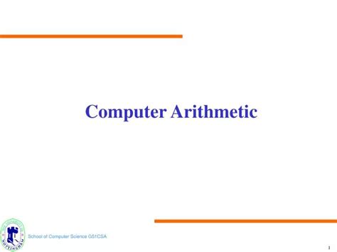Ppt Computer Arithmetic Powerpoint Presentation Free Download Id