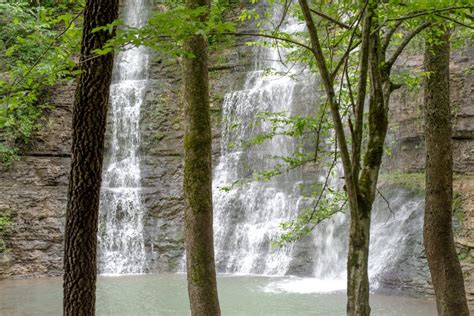 Hike To Spectacular Triple Falls Near Jasper Arkansas Somewhere In