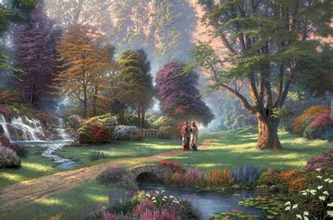 Park Mnisi Malarstwo Thomas Kinkade
