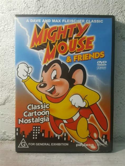 Mighty Mouse And Friends Dvd 1980s Rare Vintage Cartoons £11 49