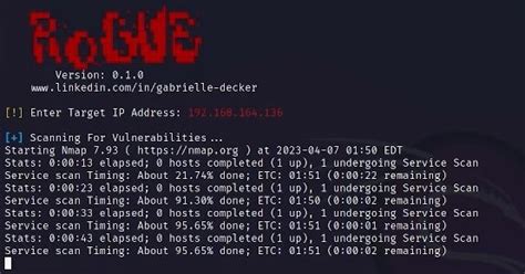 Github 1337spectrarogue Roguesh Is An Automated Bash Script For